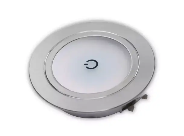 LED-spot Ø68 mm med touch-bryter 12V - Caravan.no AS