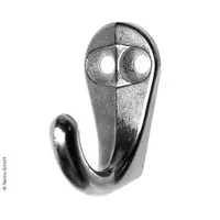 Knagg i metall sølv - Caravan.no AS