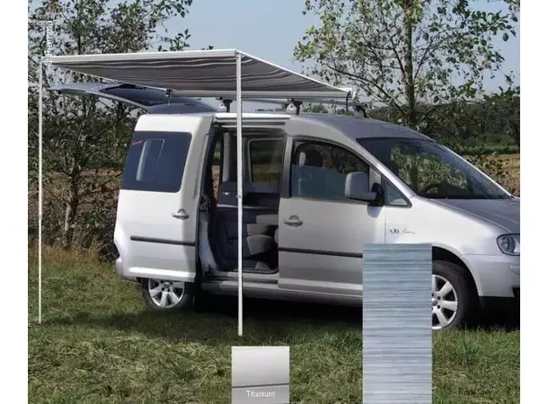 Fiamma F35 Pro 220 cm Sølv / Royal Blue - Caravan.no AS