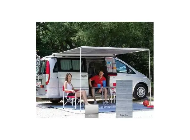 Fiamma F35 Pro 270 cm Sølv / Royal Blue - Caravan.no AS